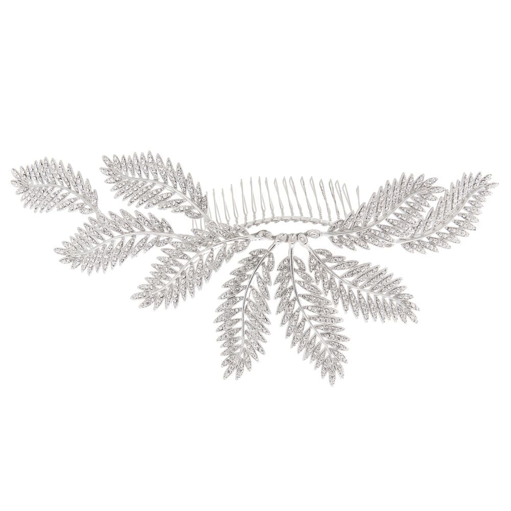 Silver Fern Headpiece | Bridal Headpieces | Stephanie Browne Australia
