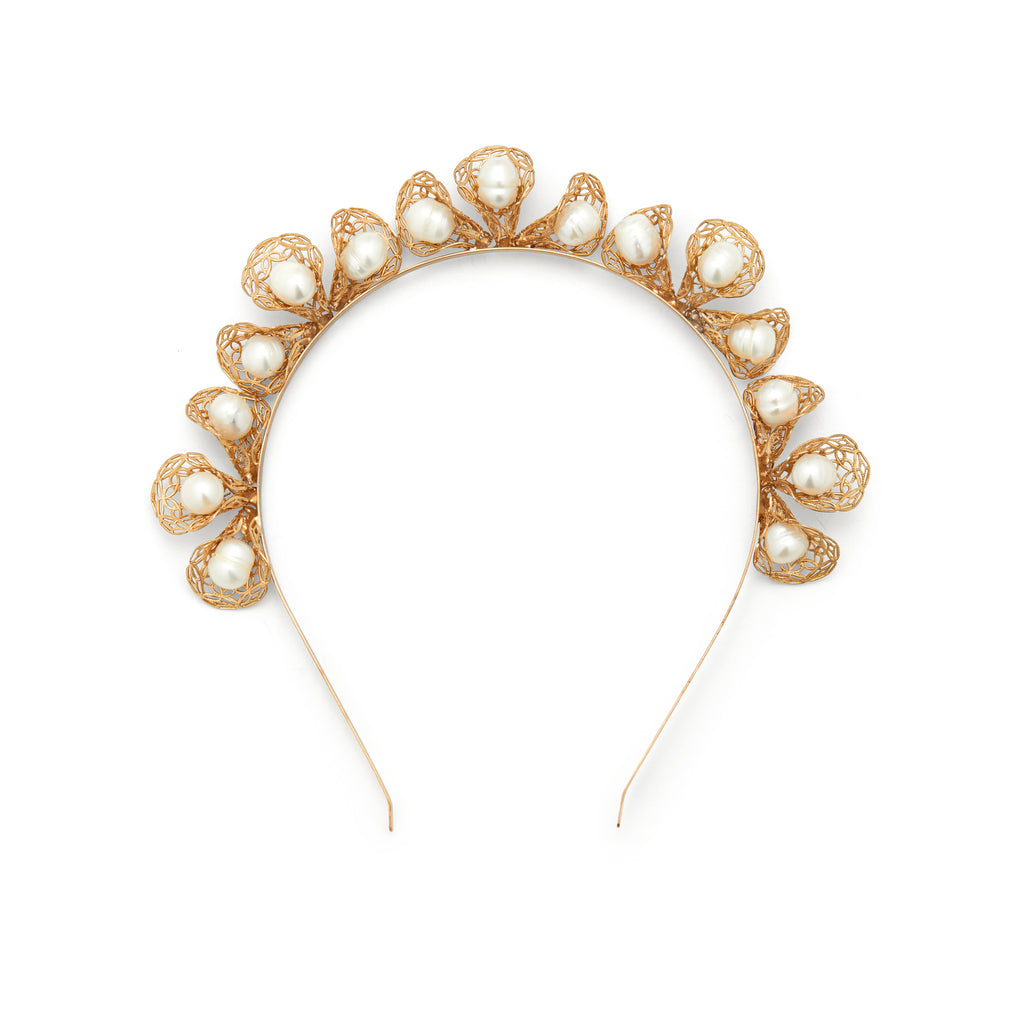 Baroque Pearl Headband – Stephanie Browne Australia